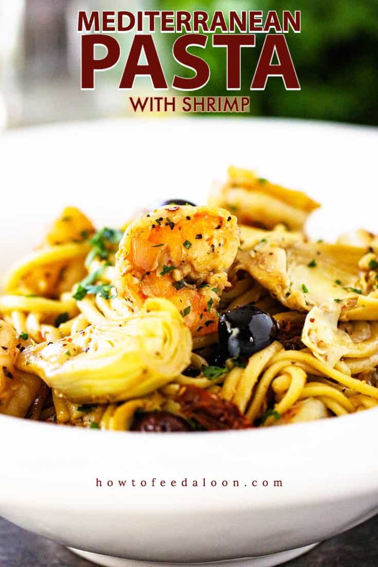 Mediterranean Pasta with Shrimp | How To Feed A Loon