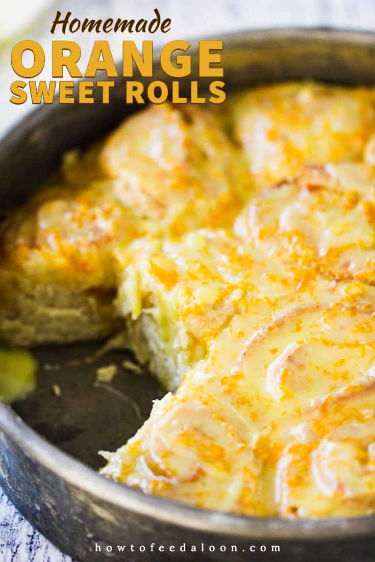 Homemade Orange Sweet Rolls | How To Feed A Loon