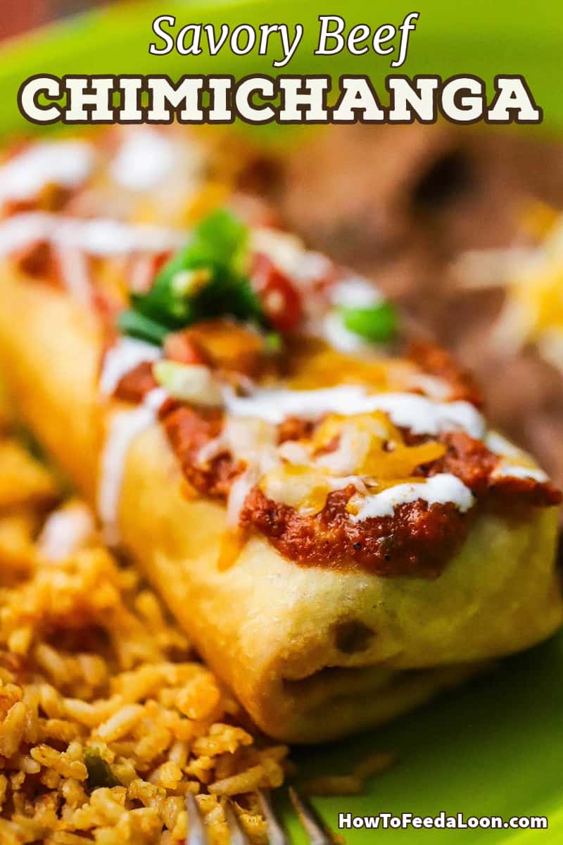 Beef Chimichanga | How To Feed a Loon