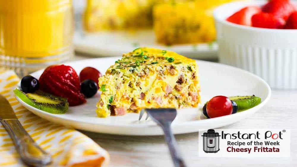 Instant Pot Cheesy Sausage and Ham Frittata | How To Feed A Loon