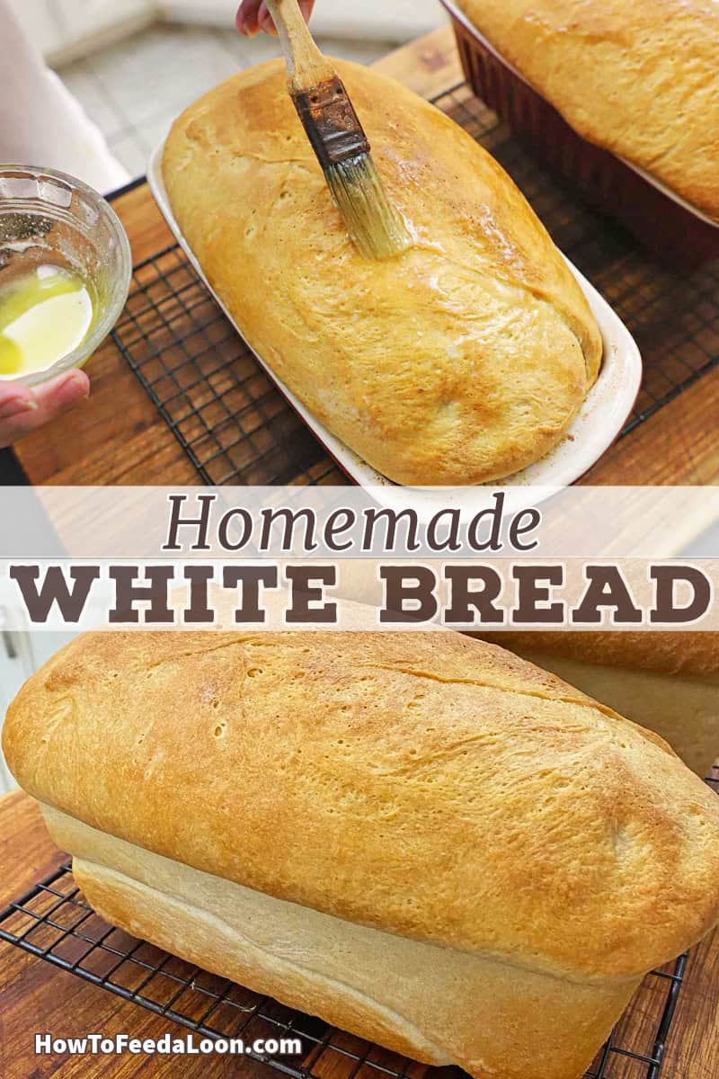 Homemade Country White Bread | How to Feed a Loon