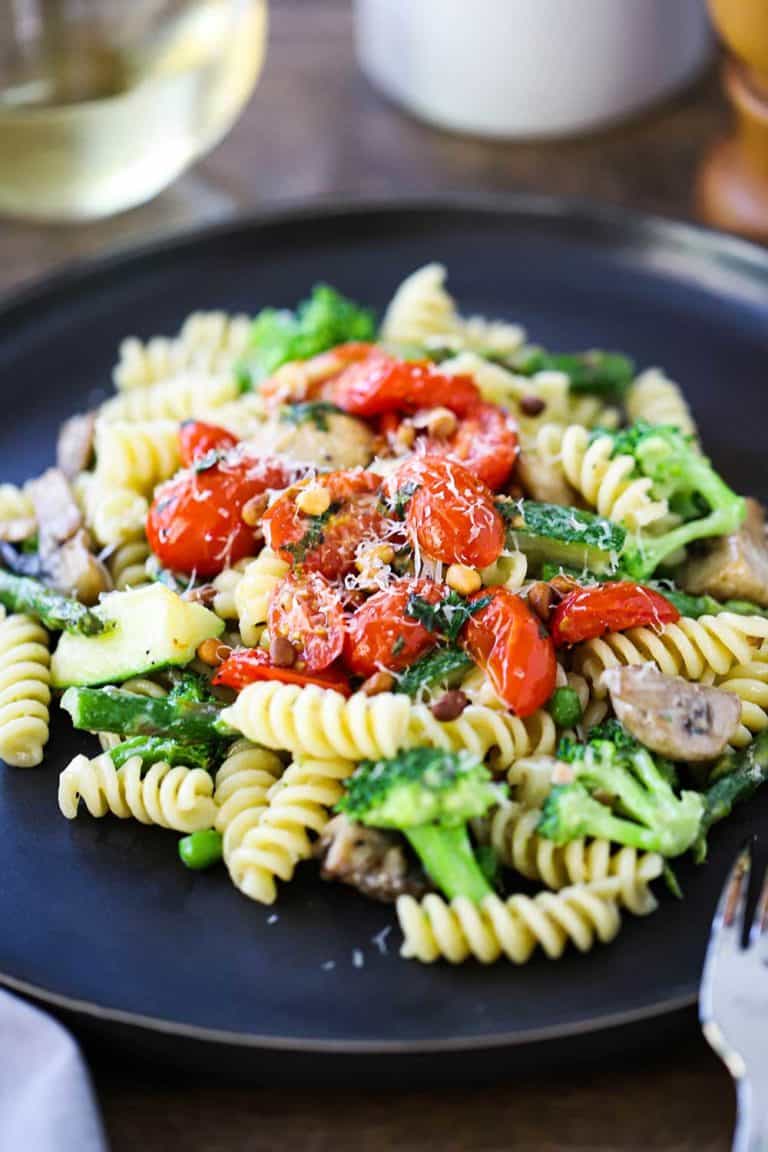 Pasta Primavera (Authentic Recipe with Video) | How To Feed A Loon