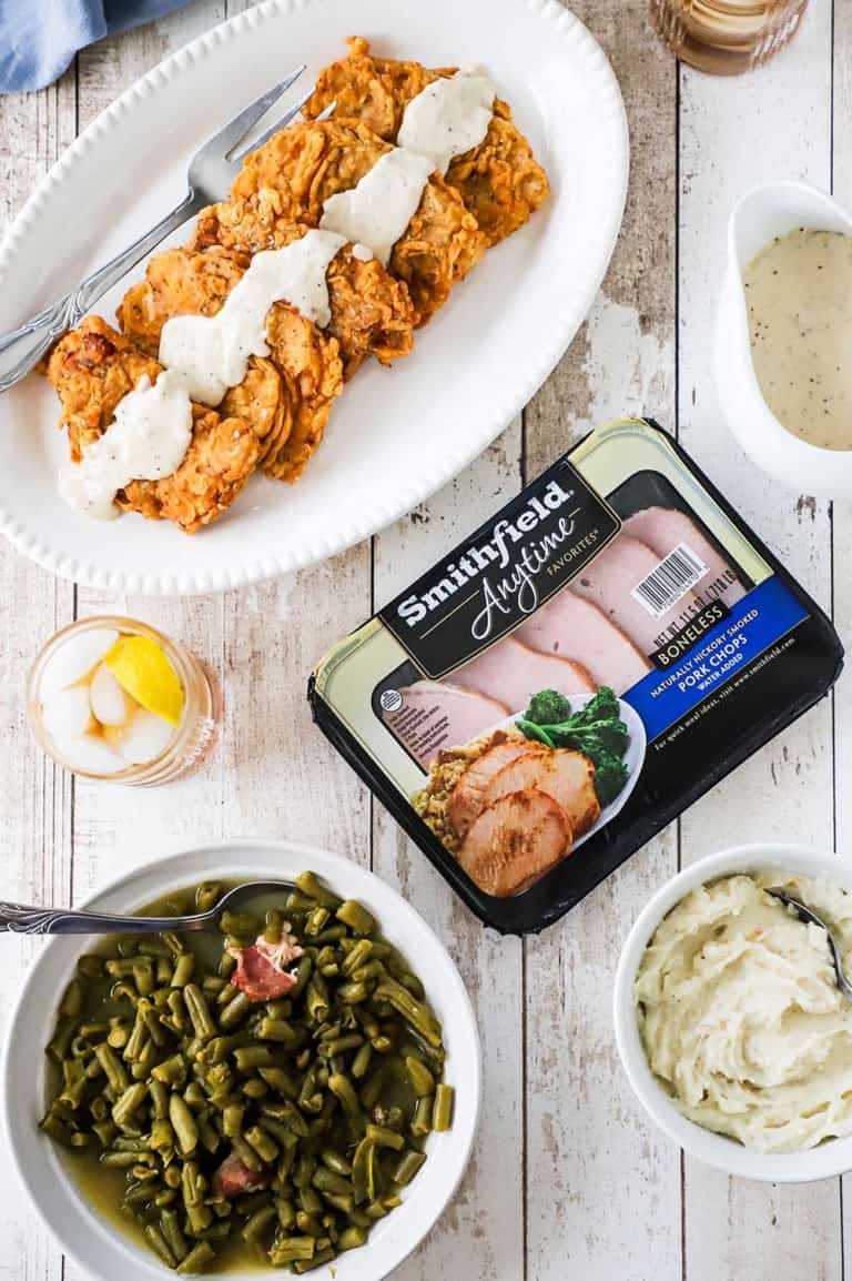 Southern-Fried Pork Chops with Cream Gravy | How To Feed A Loon