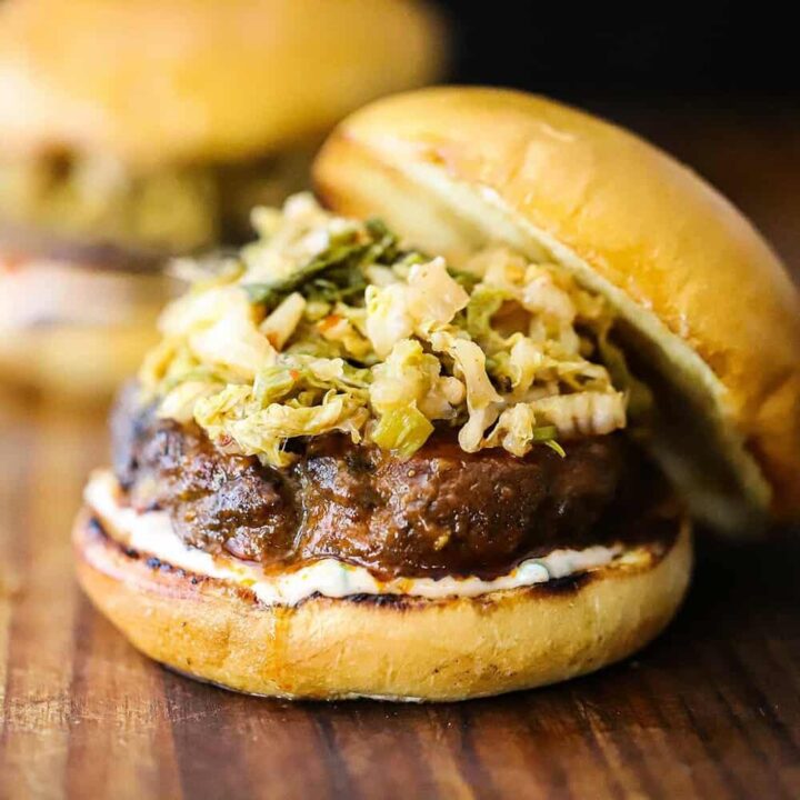 Bulgogi Burgers with Easy Kimchi | How To Feed A Loon