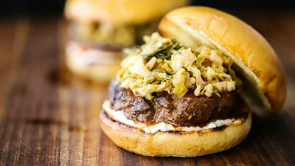 Bulgogi Burgers with Easy Kimchi | How To Feed A Loon
