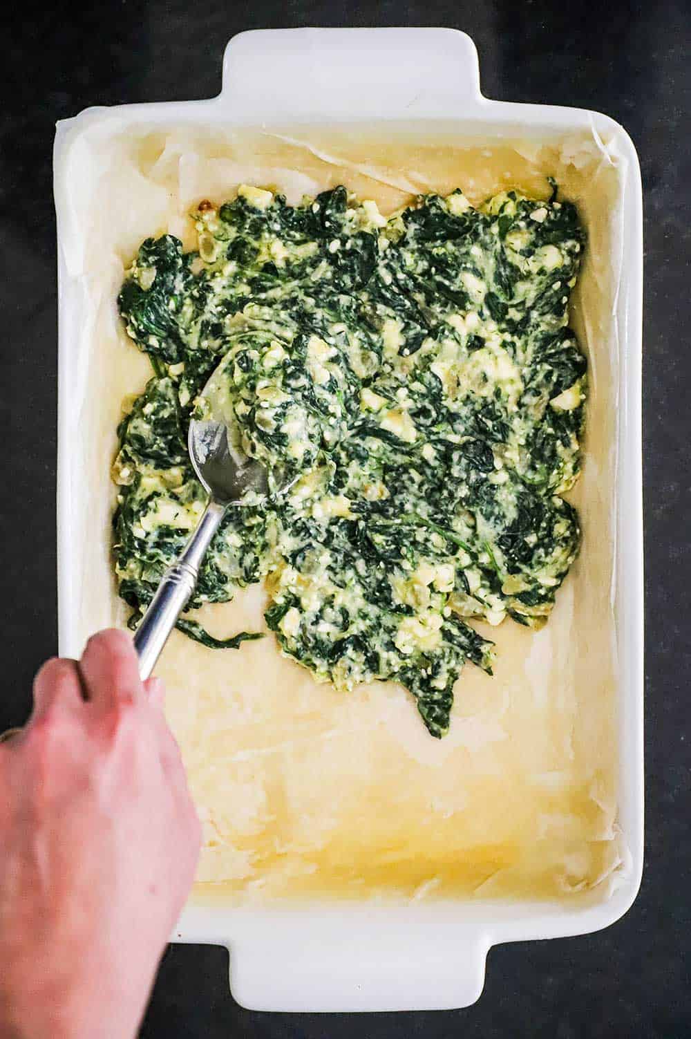 Spanakopita (Greek Spinach Pie) | How To Feed A Loon