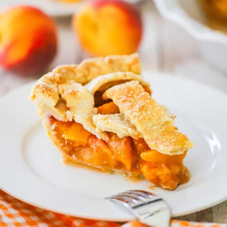 Homemade Peach Pie | How To Feed A Loon
