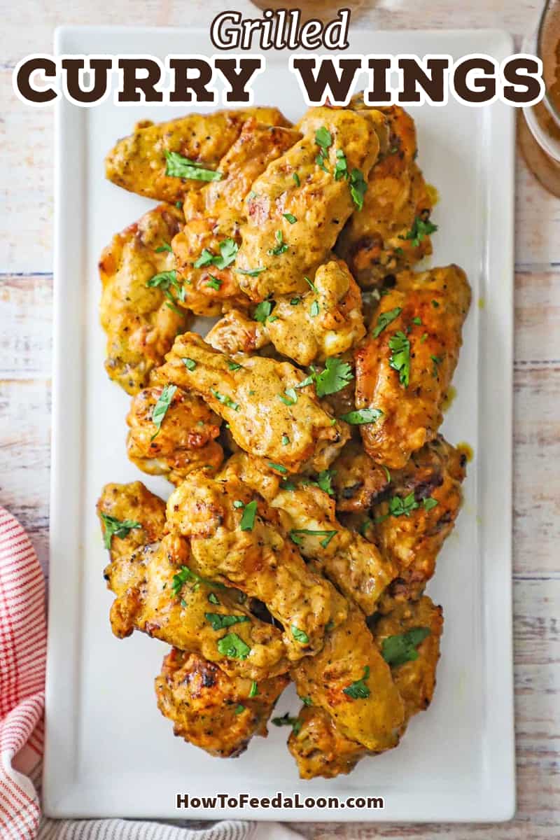 Grilled Curry Chicken Wings | How To Feed A Loon