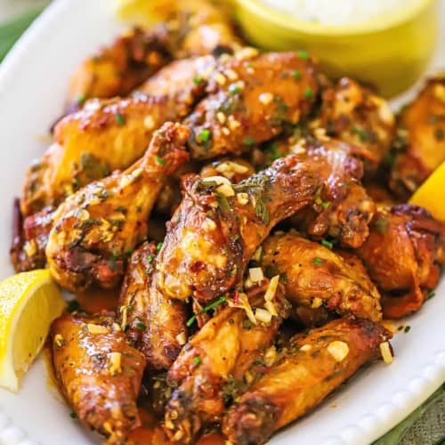 Italian-Style Chicken Wings with Gorgonzola Sauce | How To Feed A Loon