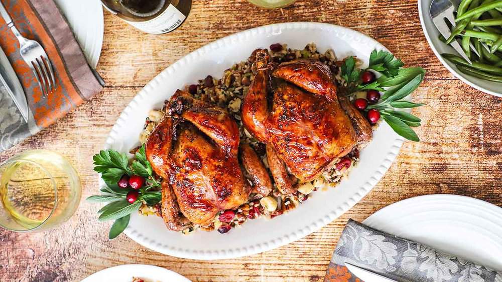 Glazed Cornish Hens with Wild Rice Stuffing | How To Feed A Loon