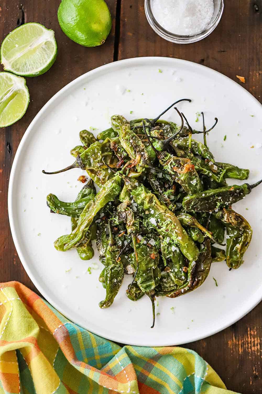 Seared Shishito Peppers (with Video) | How To Feed A Loon