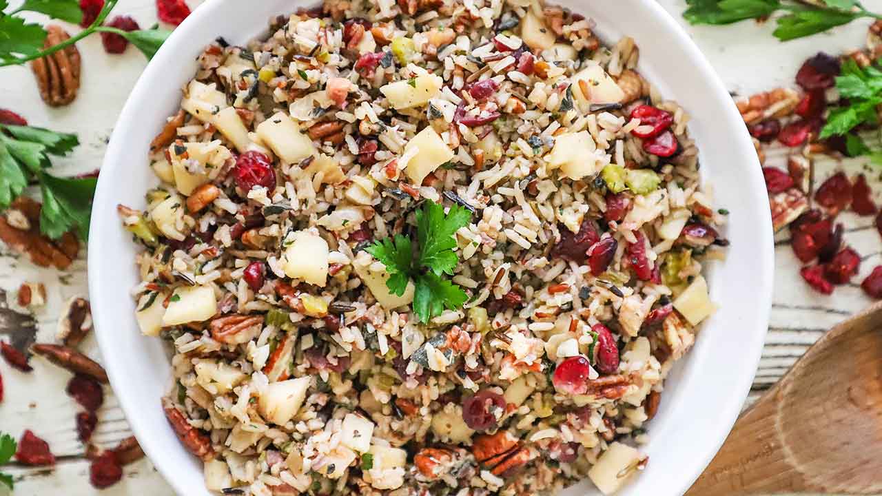 Wild Rice Pilaf with Pecans and Cranberries | How To Feed A Loon