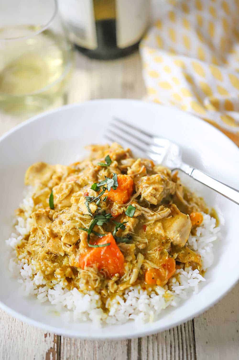 Slow Cooker Coconut Chicken Curry | How To Feed A Loon