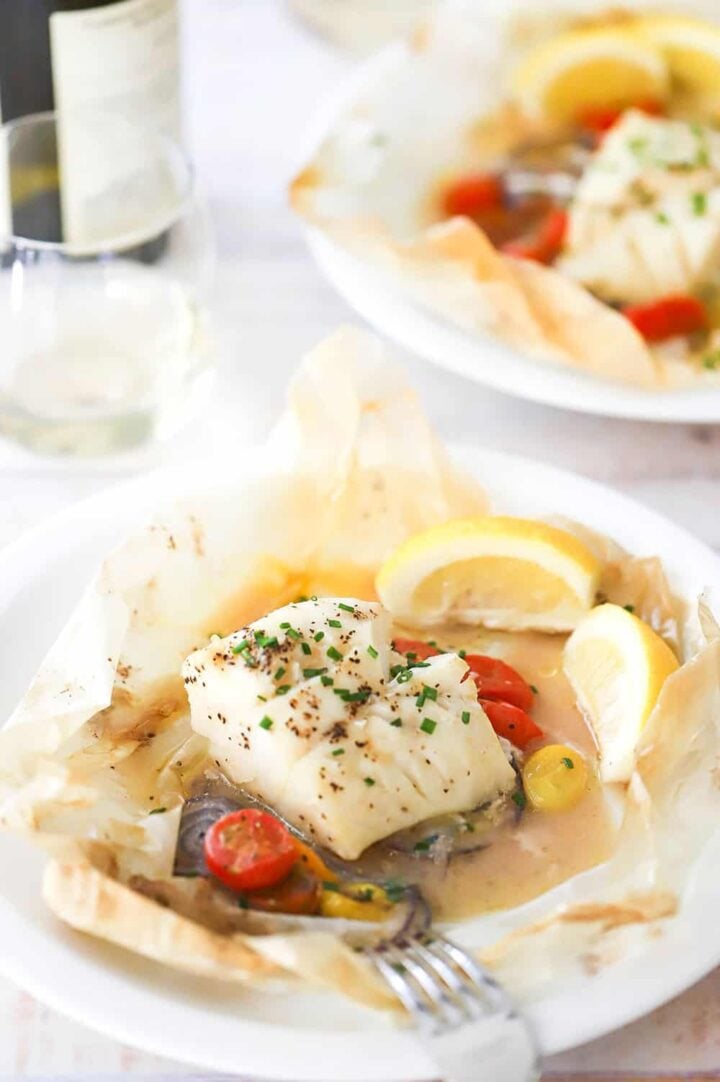 Fish en Papillote (Cod in Parchment) | How To Feed A Loon