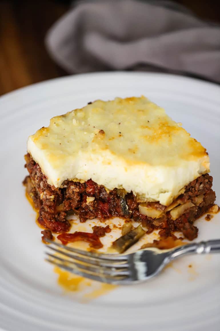 Greek Moussaka (Beef and Eggplant Casserole) | How To Feed A Loon