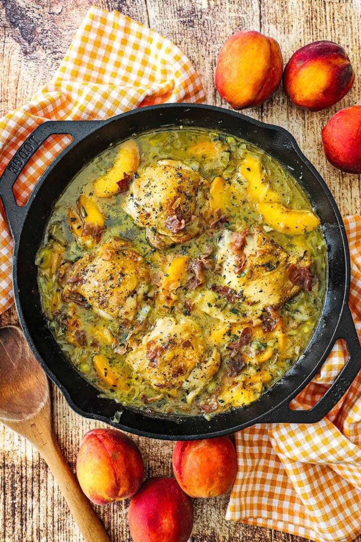Braised Chicken and Peaches | How To Feed A Loon