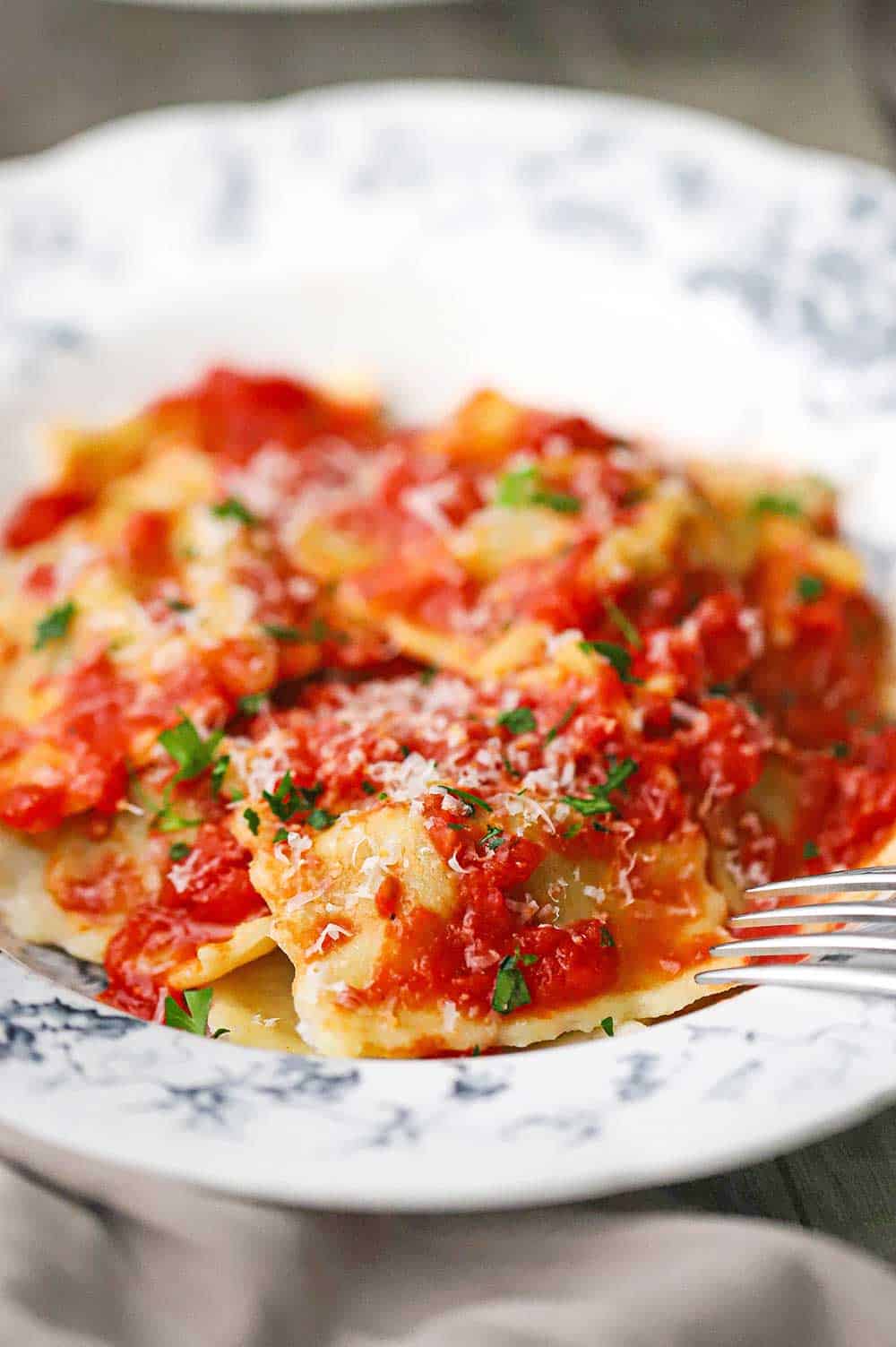 Homemade Beef Ravioli with Tomato Sauce How To Feed A Loon