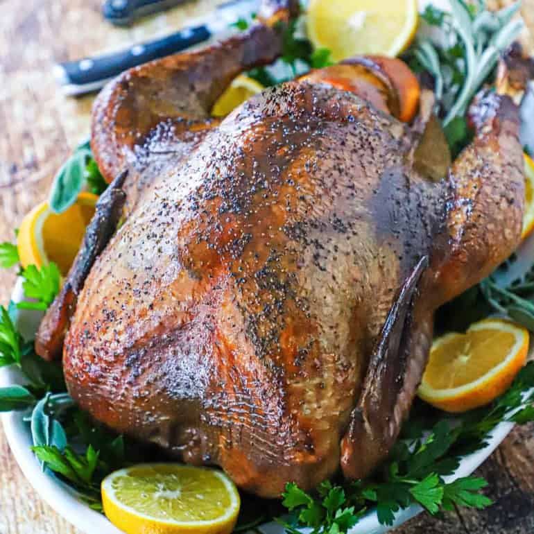 Smoked Turkey with Orange Honey Brine | How To Feed A Loon