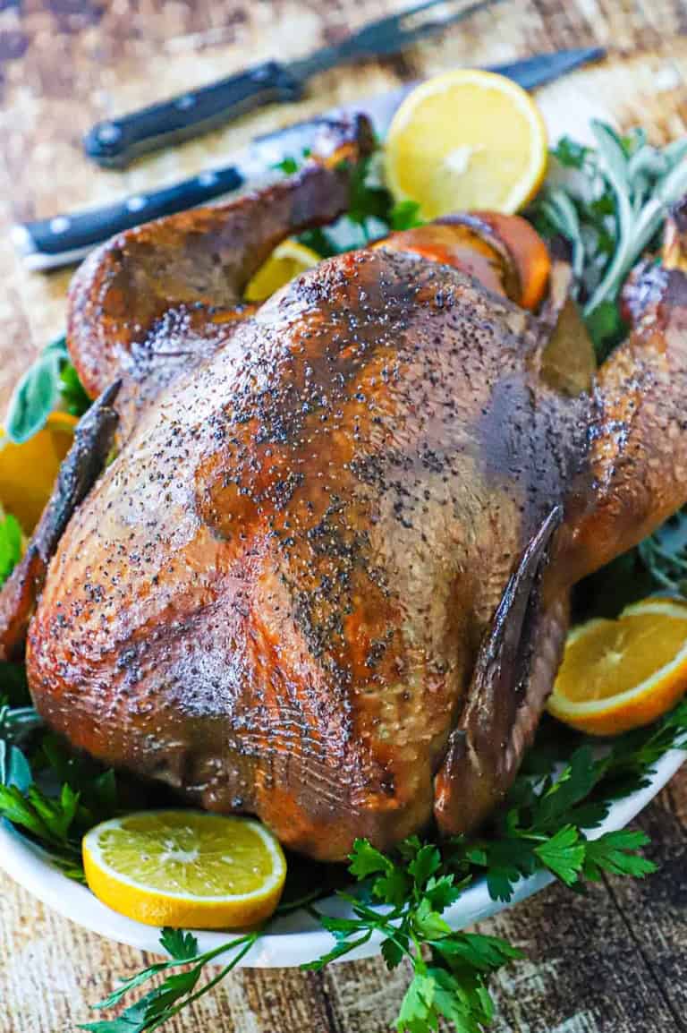 Smoked Turkey with Orange Honey Brine | How To Feed A Loon