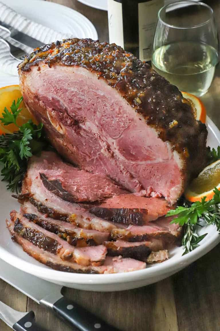 Bourbon Orange Glazed Ham (Holiday Ham) | How To Feed A Loon