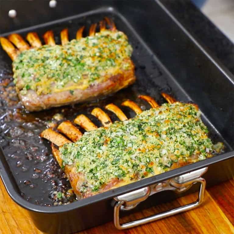 Roast Rack of Lamb Persillade | How To Feed A Loon