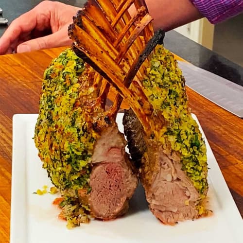 Roast Rack of Lamb Persillade | How To Feed A Loon