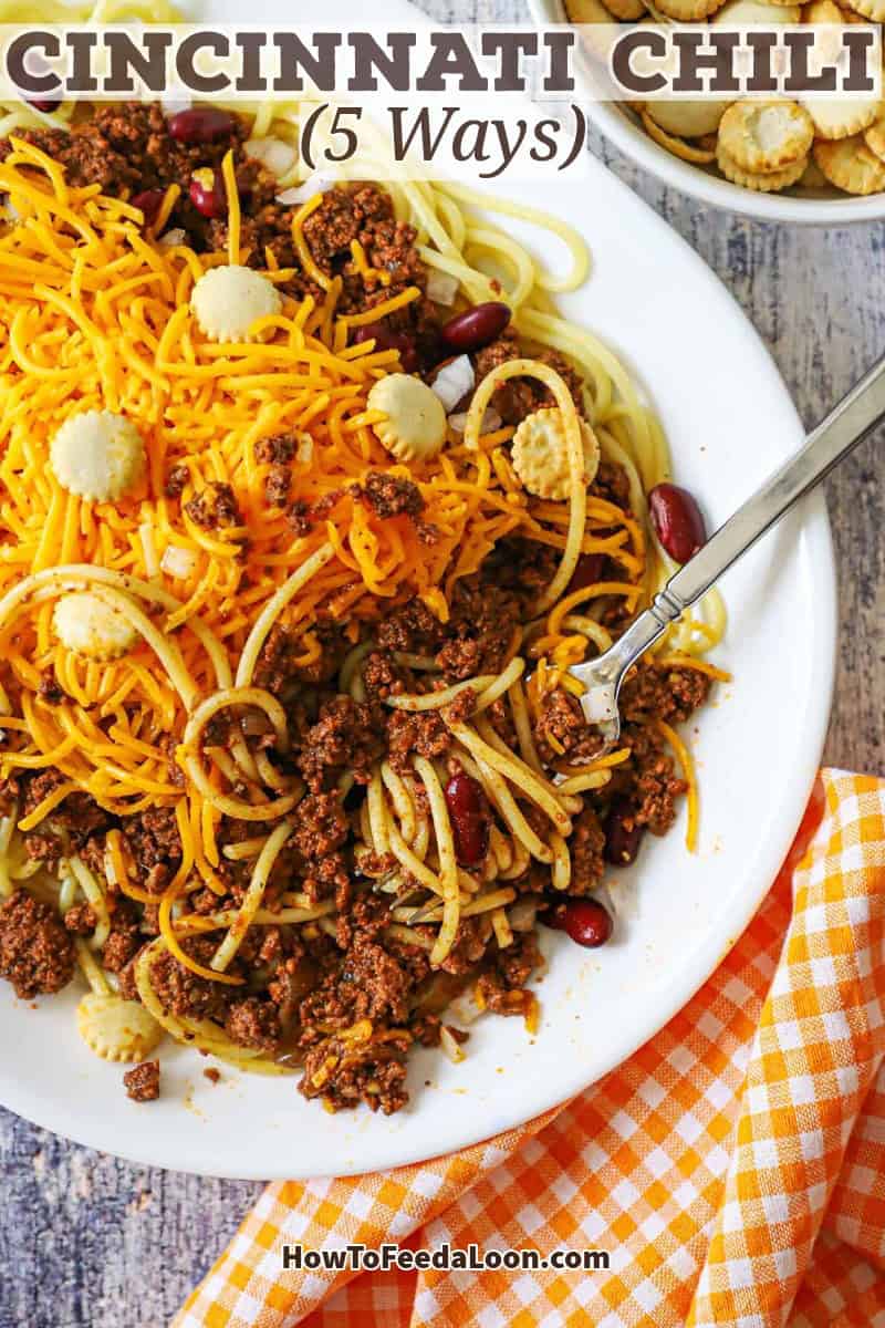 Homemade Cincinnati Chili (5 Ways) | How To Feed A Loon