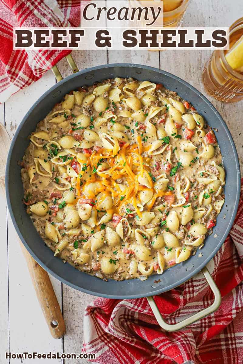 Creamy Beef and Shells | How To Feed A Loon