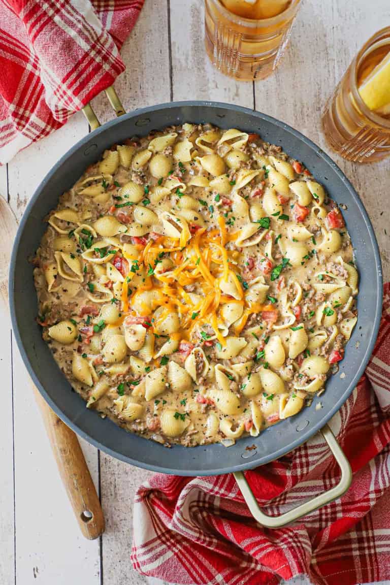 Creamy Beef and Shells | How To Feed A Loon