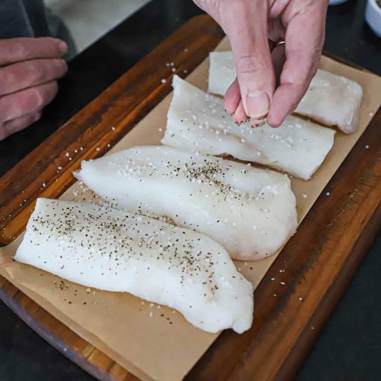 Pan-Fried Cod with Lemon-Butter Sauce | How To Feed A Loon