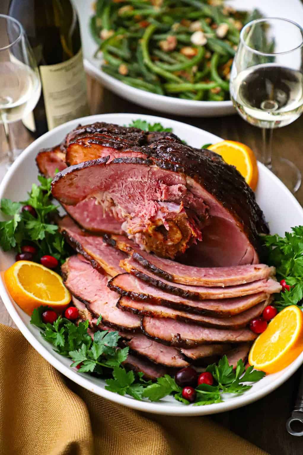 Honey Mustard-Glazed Smoked Ham | How To Feed A Loon