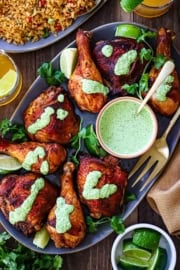 Peruvian Roasted Chicken with Classic Green Sauce (Aji Verde) | How To ...