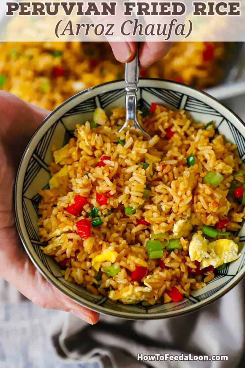 Homemade Peruvian Fried Rice (Arroz Chaufa Recipe) | How To Feed A Loon