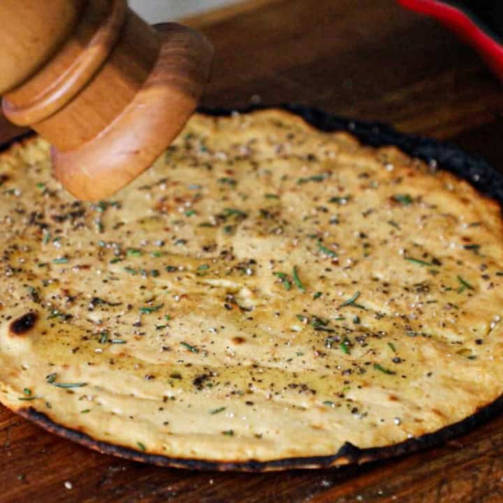 Easy Homemade Socca (French Chickpea Flatbread) | How To Feed A Loon