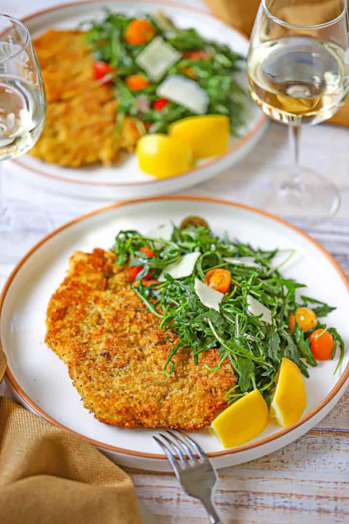 Perfectly Crispy Chicken Milanese with Arugula Salad | How To Feed A Loon